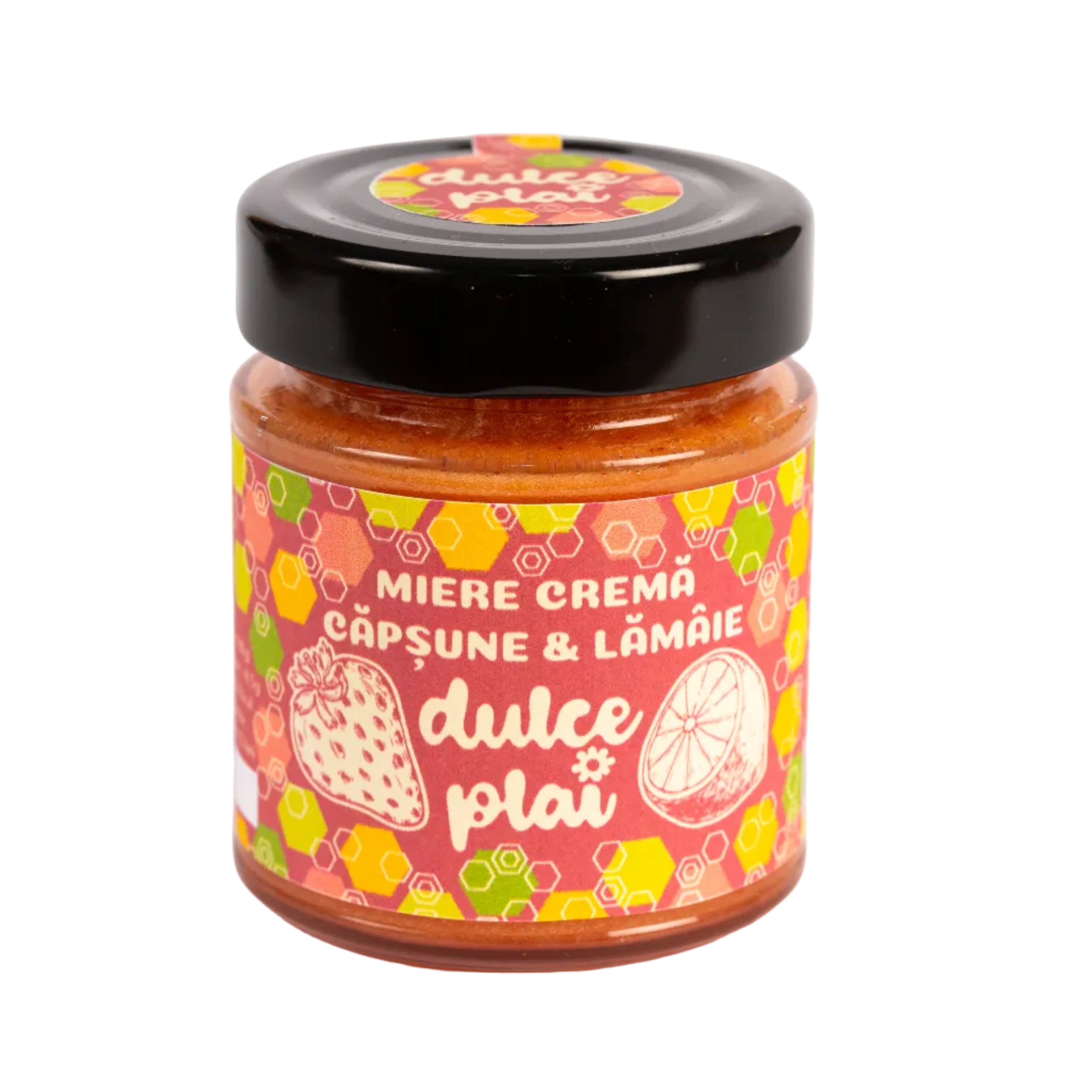 Miere-Cremă Căpșună & Lămâie DULCE PLAI - Naturală | 3debine.md